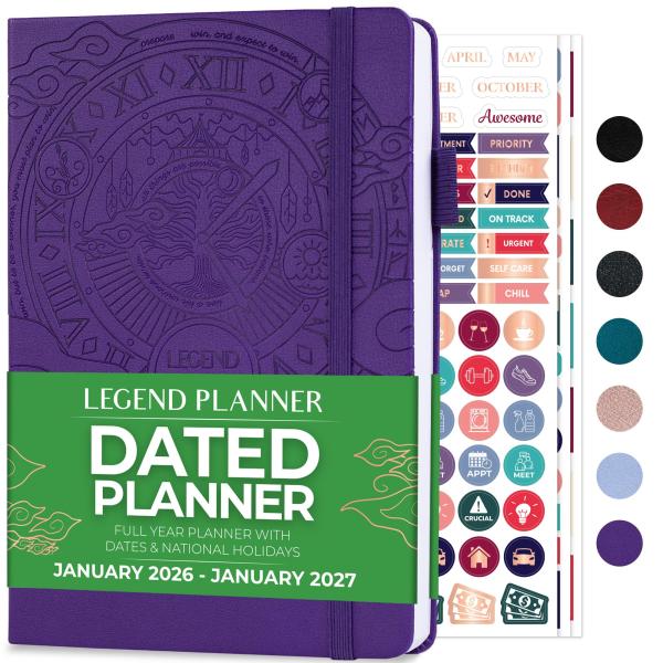 ・CREATE THE LIFE YOU'VE ALWAYS WANTED - This dated planner for 2026 will help you build a plan for your future, define y...