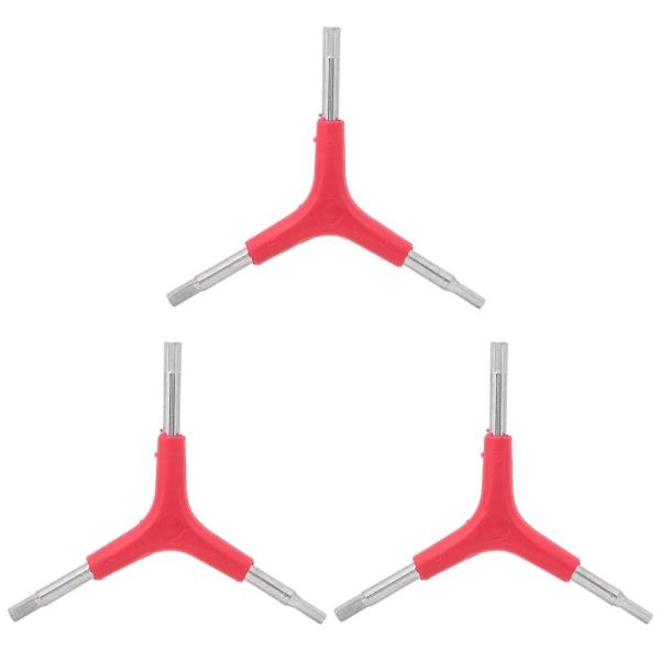 ・?【QUALITY MATERIAL】--This Y shape triangular wrench is made of high quality carbon steel material, which is high hardne...