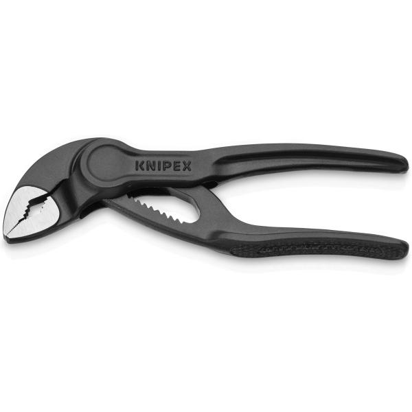 ・4-Inch Cobra Pliers with one-hand quick adjustment・Capacity up to 1-Inch with 11 adjustment positions・The slim head pro...