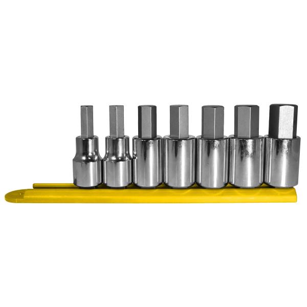 ・Sockets marked with size for easy identification・Includes siezes 3/8, 7/16, 1/2, 9/16, 5/8, 11/16, 3/4, and color coded...