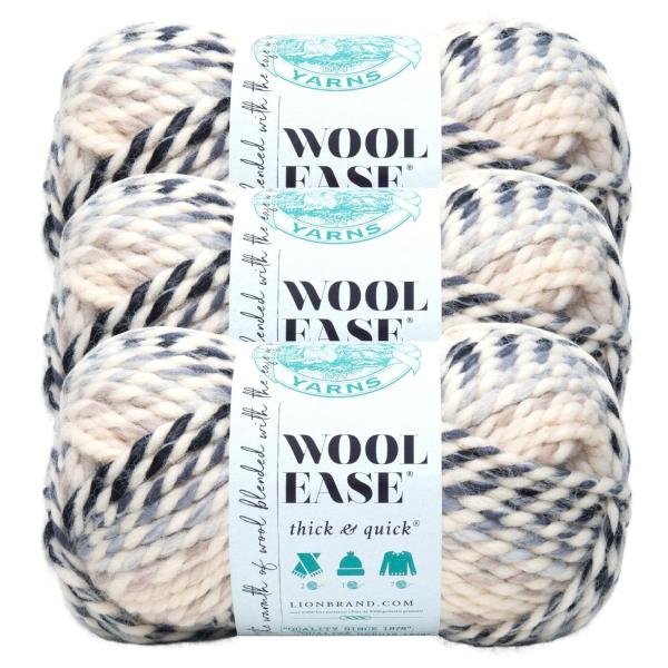 ・COLORFUL YARN: Each cake of this thick yarn weighs 6 oz. (170 g) and is 87 yd. (80 m) long-large cakes of soft, chunky ...