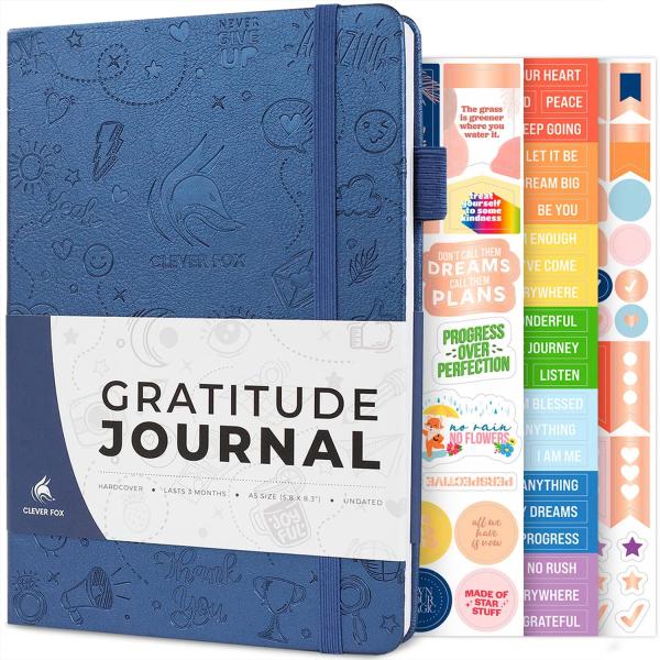 ・A GUIDED JOURNEY TO GRATITUDE: Clever Fox Daily Gratitude Journal for men and women is an in-depth gratitude journal th...
