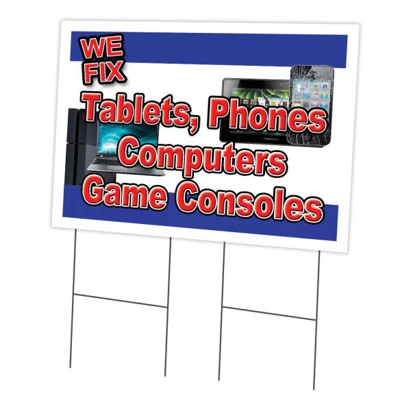 ・Yard Sign Size: 24" x 36"・4mm Corrugated Plastic・Sign Stake is Included・Perfect for Outside or Indoor Use・PROUDLY MADE ...