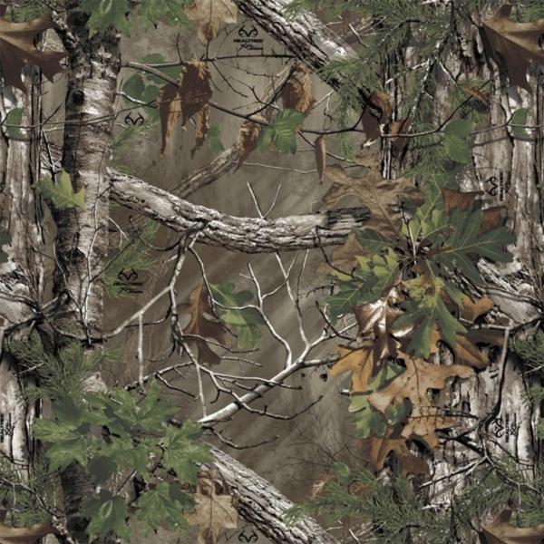 Realtree Xtra（リアルツリー エクストラ）公式ライセンス品のカモフラージュ柄コットン生地。David Textilesによる高品質プリント、幅約112cm、ヤード単位の連続カットです。\n150GSMのキルト品質コットンで通気性...