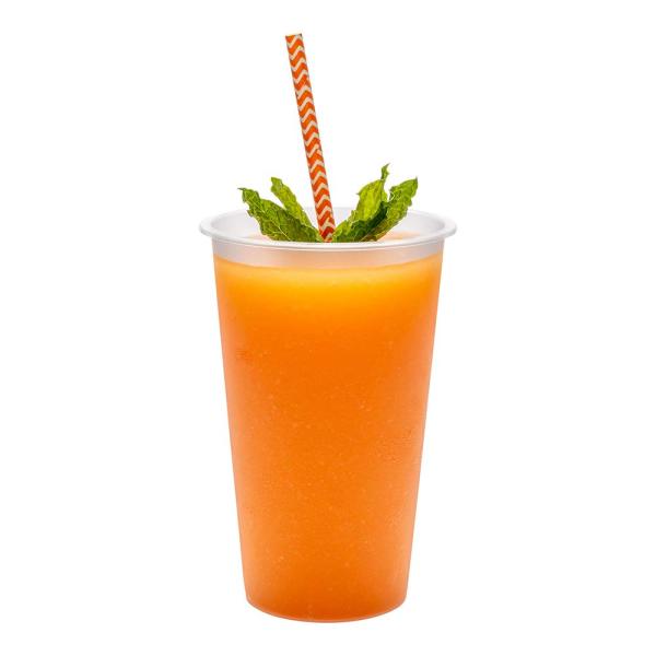 ・FROSTED FINISH TO MATCH ANY DECOR: These 16-oz clear cups have a frosted exterior that beautifully complements the deco...