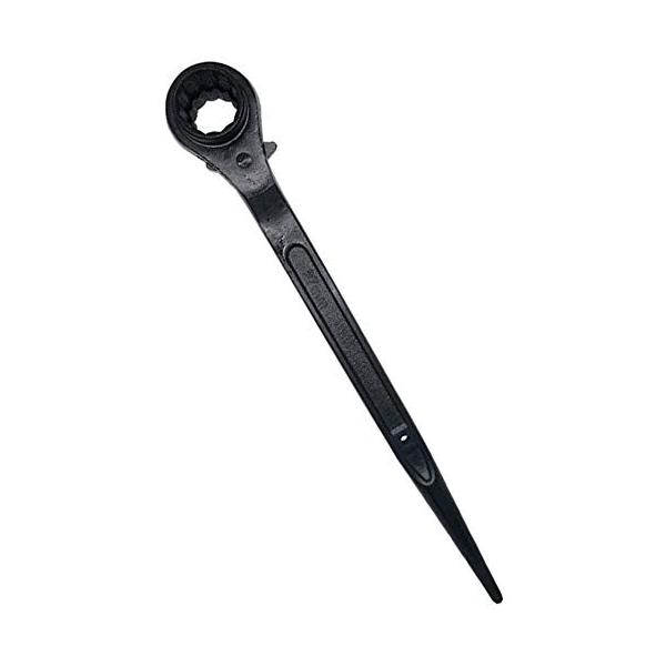 ・Material: chrome vanadium steel. Size：12/14mm..・Double sized podger spanner with ratchet mechanism. Ideal for scaffoldi...