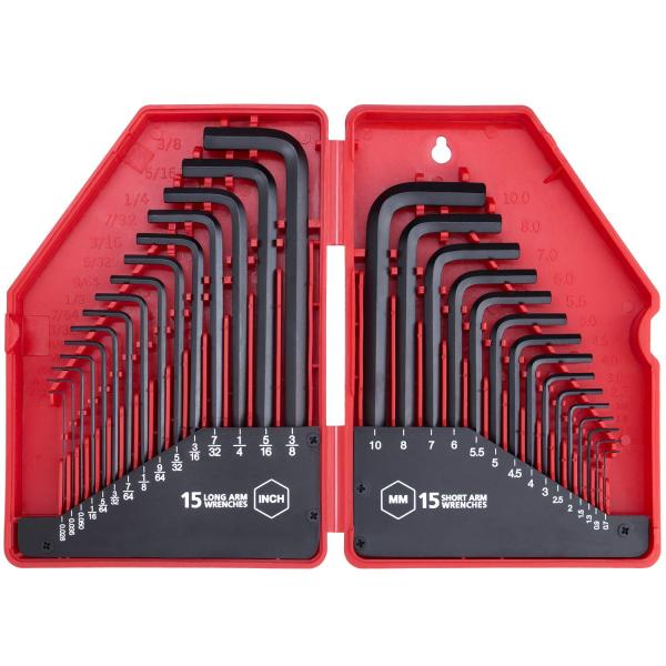 ・▲ WIDE APPLICATIONS - A perfect all-purpose hex key set to keep at home or jobsite for general household projects, furn...