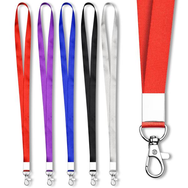 ・【Comfortable and Nice to Use】Mcyye neck lanyard keychain with clip is made of premium nylon fabric with stainless steel...