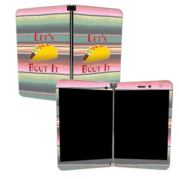 ・SET THE TREND: Show off your own unique style with MightySkins for your Microsoft Surface Duo! Don't like the Lets Taco...