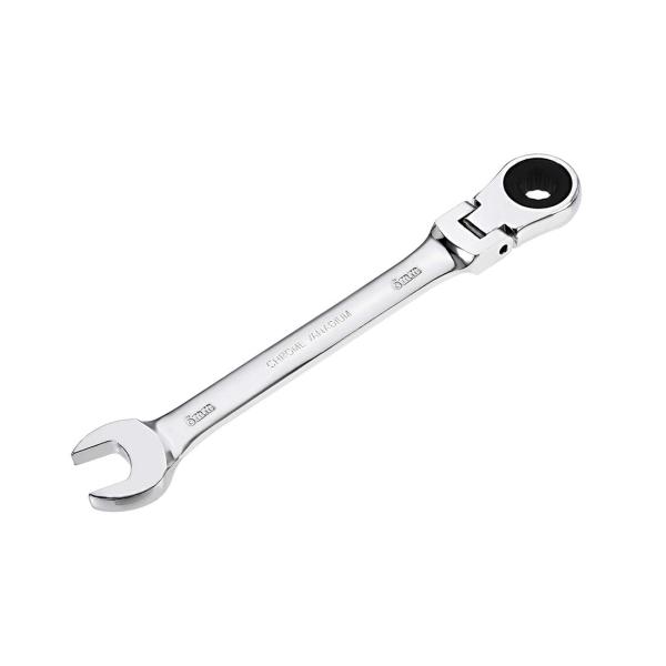 ・【CR-V STEEL】Made of heat treated chrome vanadium steel for strength and durability, with polished and chrome plated fin...
