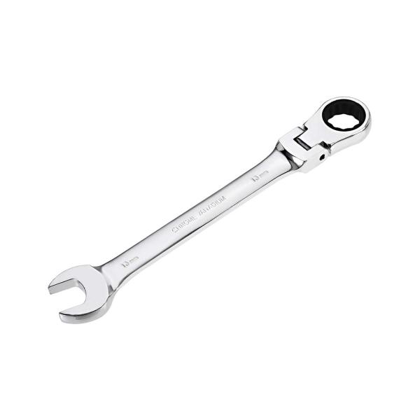 ・【CR-V STEEL】Made of heat treated chrome vanadium steel for strength and durability, with polished and chrome plated fin...