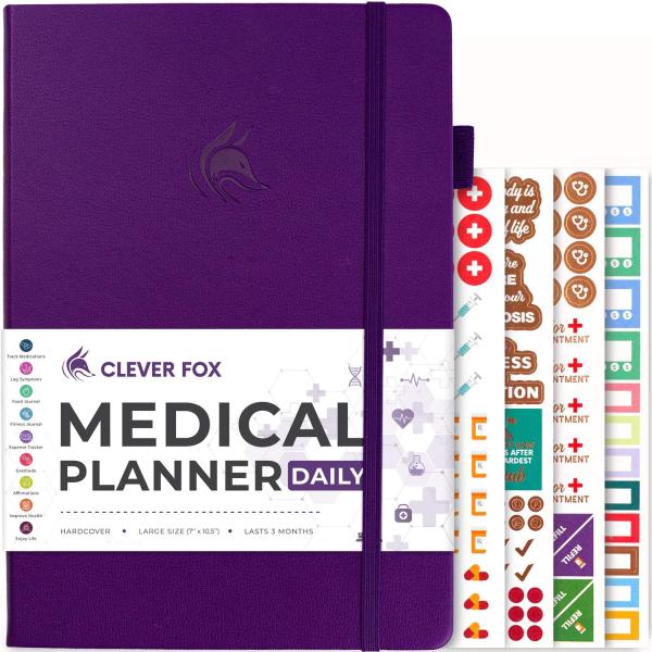 ・?すべての医療記録を1つの場所に保管: Clever Fox Daily Medical Plannerは、医師と一緒に開発され、重要な健康情報を毎日追跡し、すべての医療記録、メモ、治療計画を1か所に保存するのに役立ちます。 慢性疾患や痛...