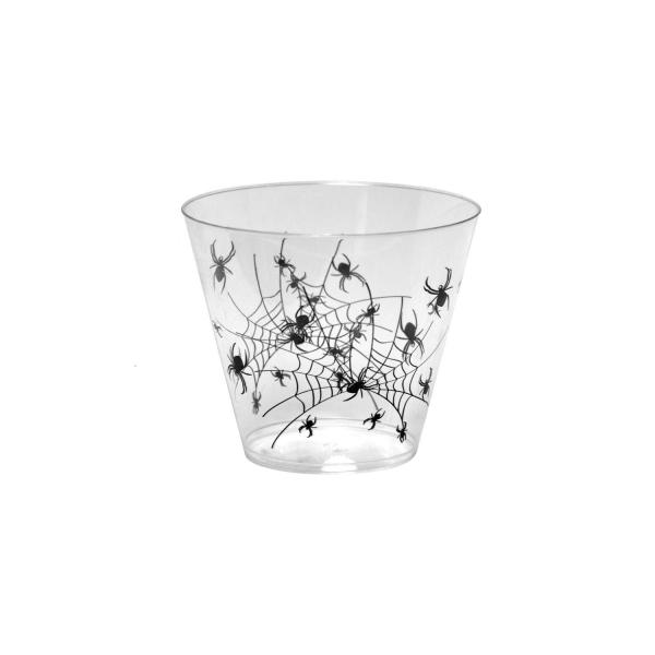 ・Spider print 9 oz. party cups/ tumblers add plenty of Halloween fun to any party・Package contains 40 hard plastic glass...