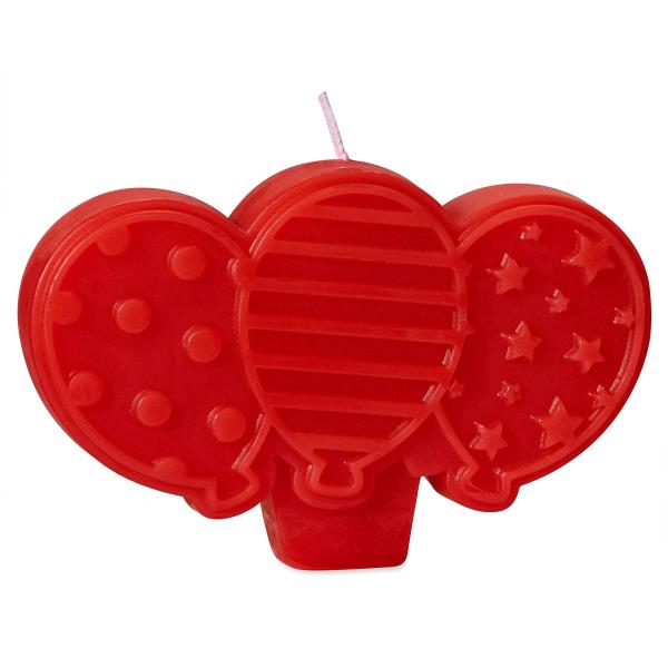 <h4>商品の特徴</h4><ul><li><b>デザイン</b>: ストライプ・星・水玉模様の3つのバルーンをかたどったキャンドル</li><li&...