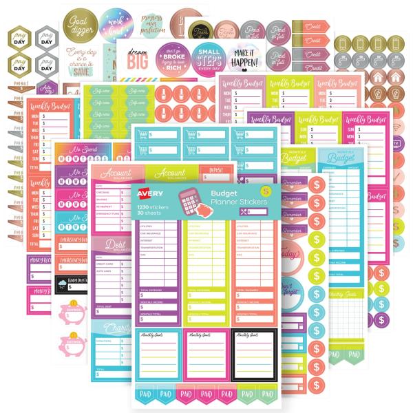 ・Add some fun and efficiency to your financial organization with this variety pack of assorted stickers that includes mo...