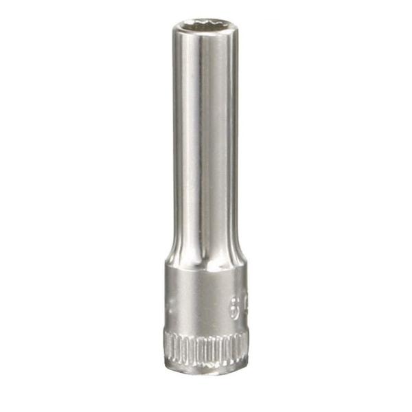 ・HAND SOCKET - 1/4" Dr. 6mm (12 pt.) Deep Hand Socket・SPECIFICATION - Overall length of 50mm (or 1.97 Inches)・DURABLE MA...