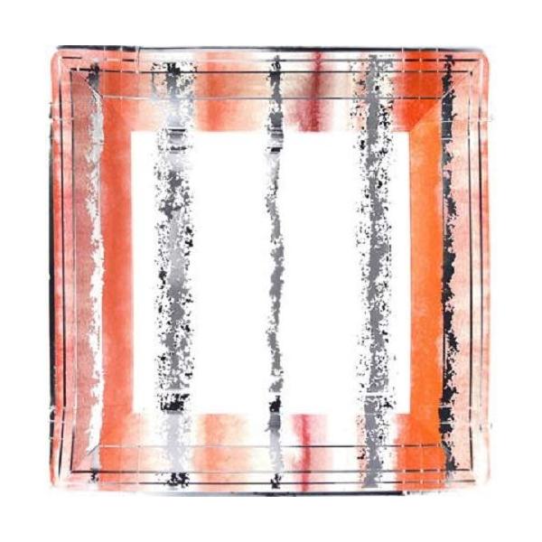 ・PACKAGE INCLUDES: 10 Red ＆ Silver Paper Plate - 10"・UNIQUE DESIGN: These plates have a colorful tie-dye design・BEST FOR...