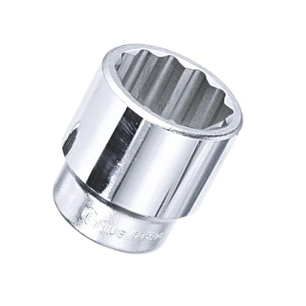 ・HAND SOCKETS - 1" Dr. 23mm 12-pt Hand Socket・SPECIFICATION - Overall length of 60mm (or 2.36 Inches)・DURABLE MATERIALS ...