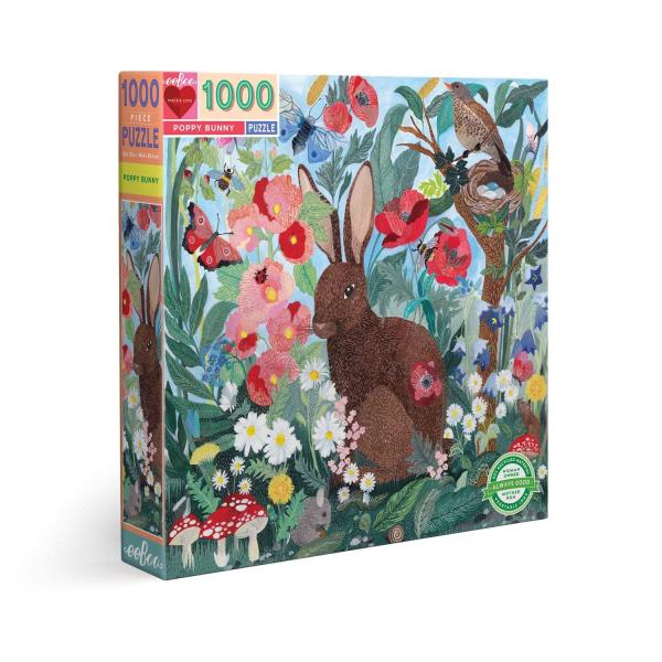 ・WHAT'S INCLUDED: This beautiful, 1000 piece, square puzzle for adults measures 23" x 23". Artist Malin Gyllensvaan depi...