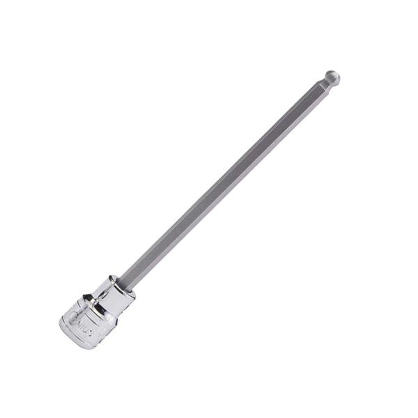 ・BIT SOCKET - 3/8" Dr. 1/8" Wobble Hex Bit Socket 180mmL・SPECIFICATION - Overall length of 180mm (or 7.09 Inches)・DURABL...