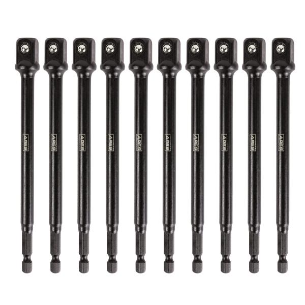 ・SPECIFICATIONS: This ARES Impact Grade Socket Adapter Set offers 1/4-inch hex shank, 1/2-inch drive 6-inch-long socket ...