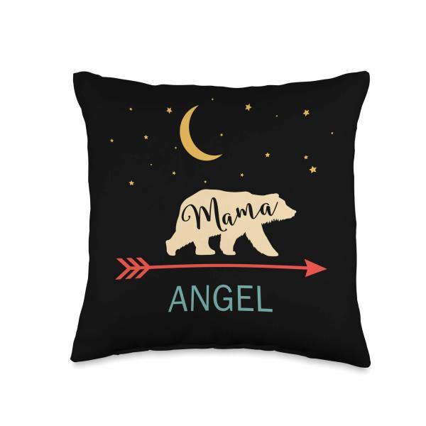 ・Personalized Mama Bear accessory for the mama of the house named Angel. This Mama Bear design features retro colours an...