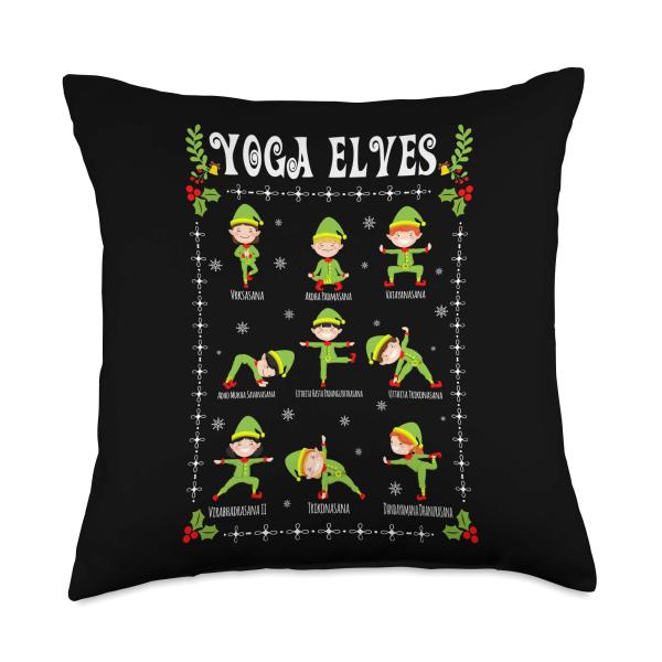 ・Here's the perfect gift for Santa's helpers celebrating the yuletide season. Different yoga poses for the coming holida...