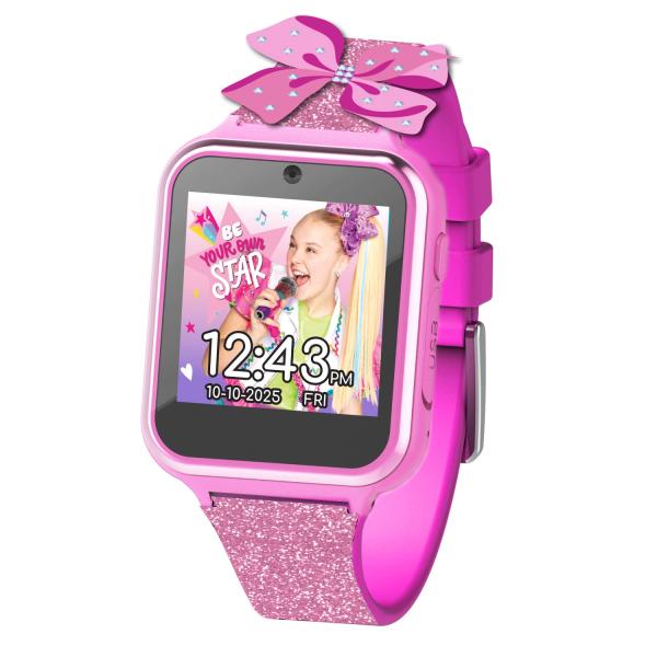 ・Features 10 dazzling JoJo Siwa watch faces for a sparkling personalized touch・Glittery silicone strap with bow design, ...