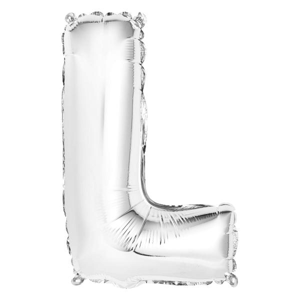 ・ELEGANT DESIGN: Our silver letter "L" shaped foil balloon boasts a stunning and eye-catching design, perfect for adding...