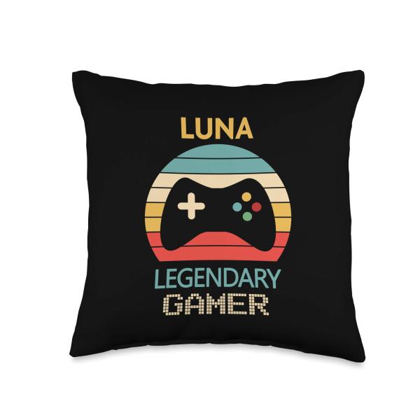 ・This personalized gamer girl gift is a great addition to your gaming setup. This unique room decor item is the perfect ...