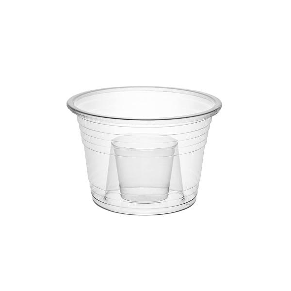 ・Party Essentials soft plastic bomber cups have a 1-ounce inner cup and a 3-ounce outer cup・Each package contains 100 cu...