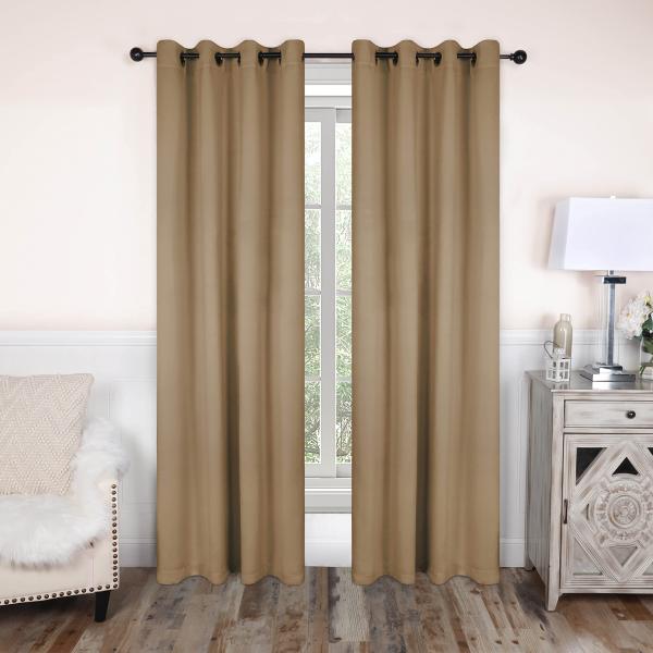 ・DURABLE AND MORE PRIVACY: Crafted from 100% polyester, our blackout curtains block 70-80% sunlight and UV rays; Thick t...