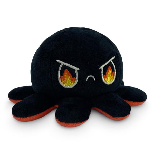 ・Compact Reversible Plushie: This 4-inch Octopus plush flips between two expressive sides for quick, playful mood change...