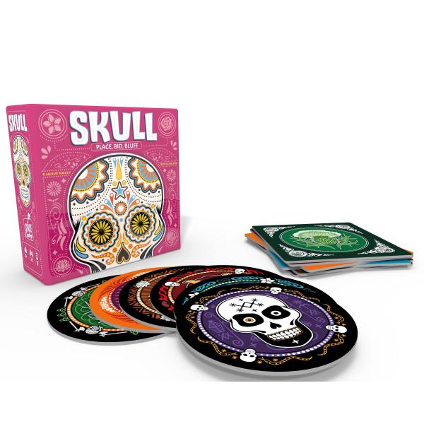 ・MASTER THE ART OF DECEPTION: Skull Party challenges players to bluff and strategize, where a mix of roses and a hidden ...