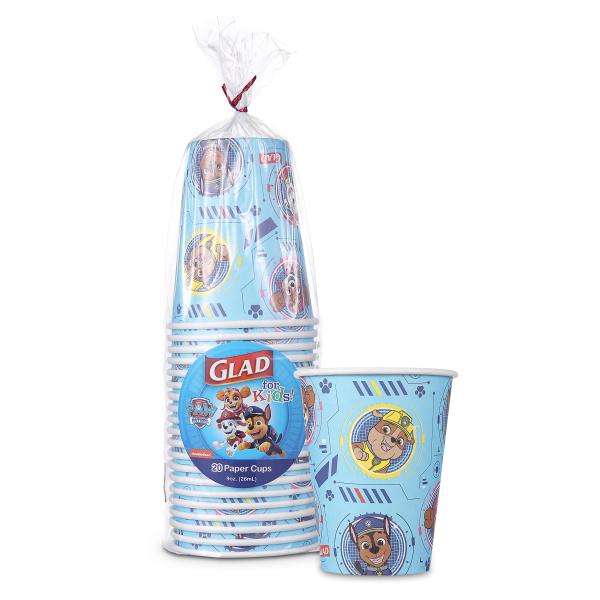 ・KID FRIENDLY GRIP: Lightweight paper cup shape is easy for small hands to hold during meals, crafts, or playdates, help...