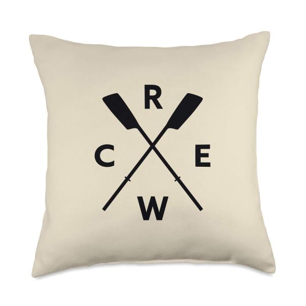 ・Cool design for rowers, rowing crew, sculler crew coach, has the word crew with sculling oars. Perfect gift for people ...