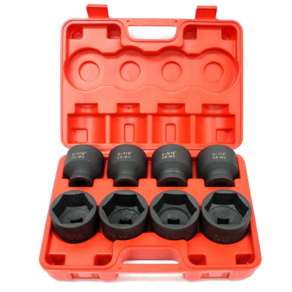 ・Condition : New (**Case may vary**)・Type : Jumbo Shallow Air Impact Socket・Feature : 1).For Heavy Duty trucks and tract...