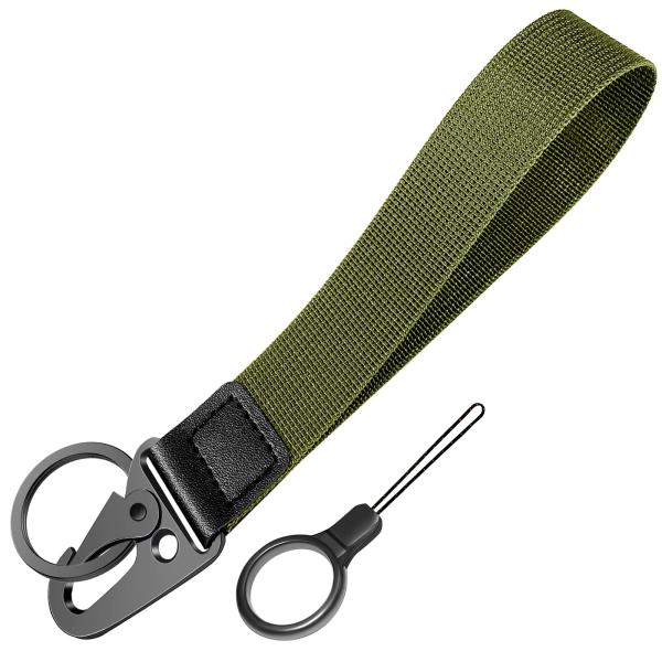 ・1. Durable wristlet strap keychain is very sturdy and well stitched, key chain strap is perfect for attaching keys, wal...