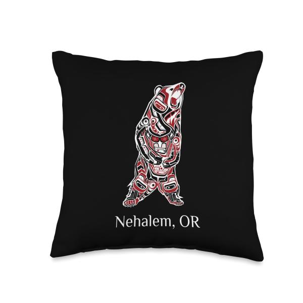 ・Oregonian pride. Native American Indian Formline Brown Grizzly Bear Tribal Totem Art Tee. Traditional Native American H...
