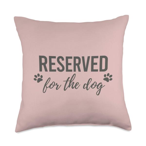・This modern blush rose light pink Reserved for the dog design is a perfect gift for any dog owner who loves their dog a...
