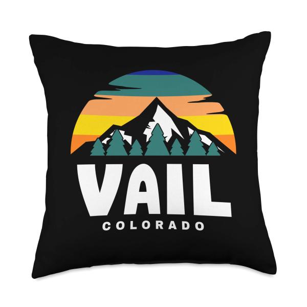 ・Vail Colorado hiking/skiing and mountain lovers souvenir.・100% spun-polyester fabric・Double-sided print・Filled with 100...