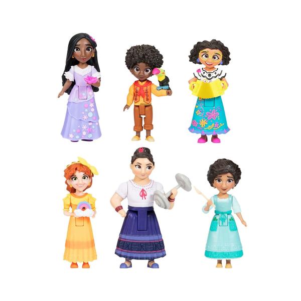 ・Step into the magical world of Disney's Encanto with these Madrigal family small dolls・Each doll is modeled after a dif...