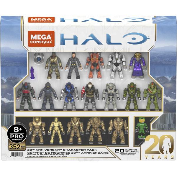・Anniversary collection of 20 Halo micro action figures, commemorating 20 years of the Halo franchise・This special set i...