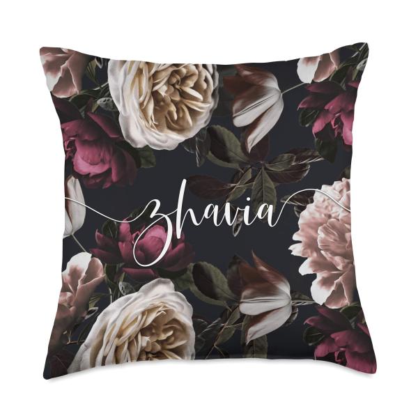 ・Is your name Zhavia? Personalize your look with this chic and elegant custom name design featuring trendy white cursive...