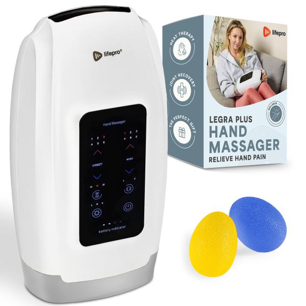 ・HAND PAIN RELIEF - Enjoy the relief that the Lifepro hand massager offers - with the pressure point release, compressio...