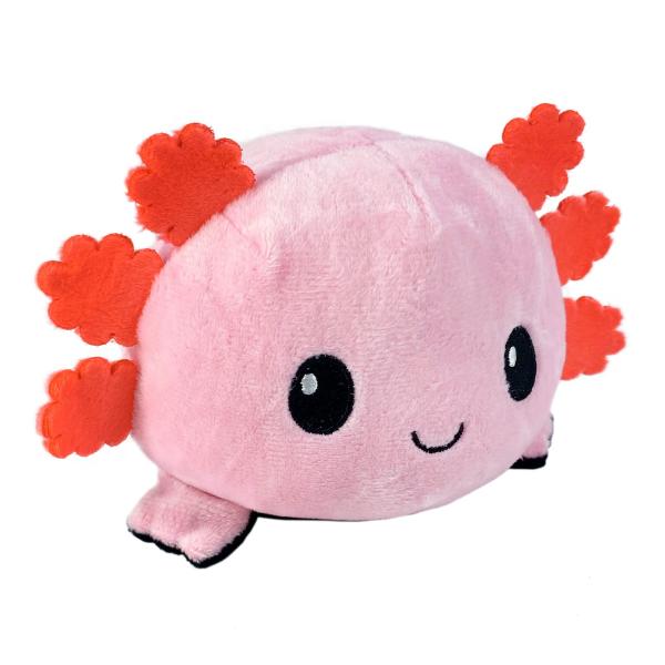 ・Compact Reversible Plushie: This 4-inch Axolotl plush flips between two expressive sides for quick, playful mood change...