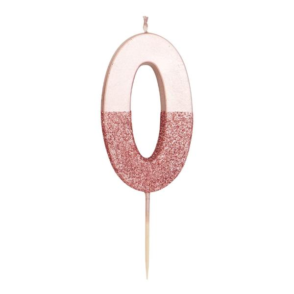 ・Add the finishing touches to any birthday cake with Rose Gold Glitter Number 0 Birthday Candle for cakes・OCCASION - Thi...