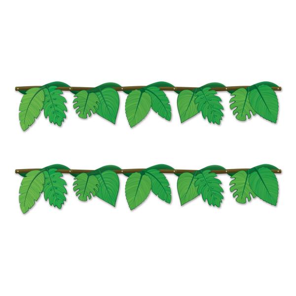 ・Includes 2 Jungle Vines Banners in the package・Each hanging Jungle theme banner measures 8 inches tall by 48.5 inches w...