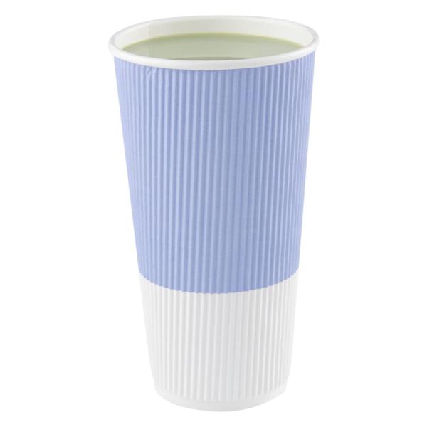 ・NON-SLIP COMFORT: The ripple wall design of this paper coffee cup ensures a secure grip, making it perfect for on-the-g...