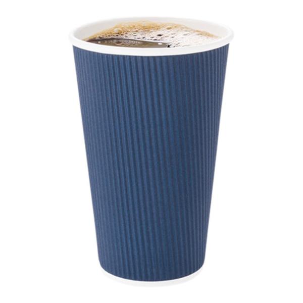 ・NON-SLIP COMFORT: The ripple wall design of this paper coffee cup ensures a secure grip, making it perfect for on-the-g...
